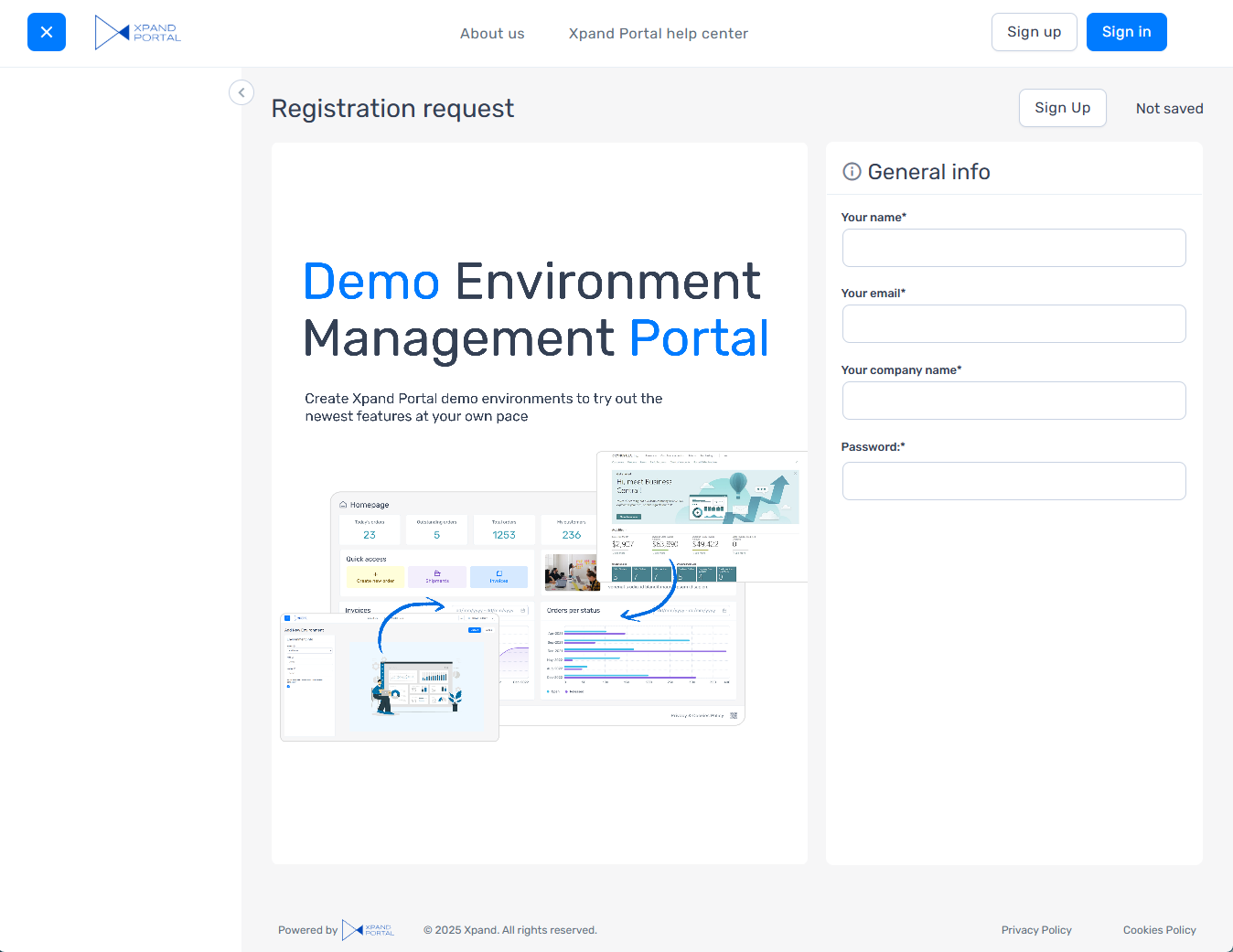 Demo Environment Management Portal