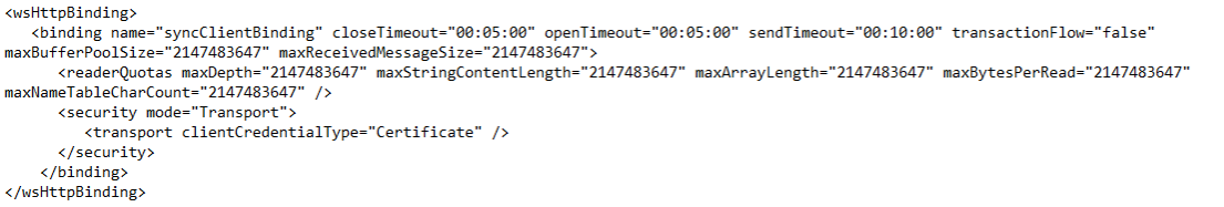 Connection Requirements